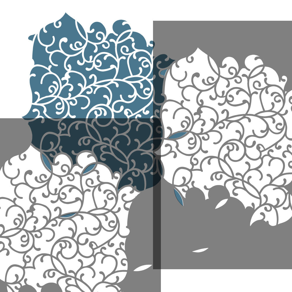 ITALIAN SCROLL Classical painted wall stencil – STENCIL UP